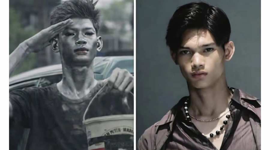 Kisah Inspiratif Mike Octavian, dari Manusia Silver Jadi Model Brand ...