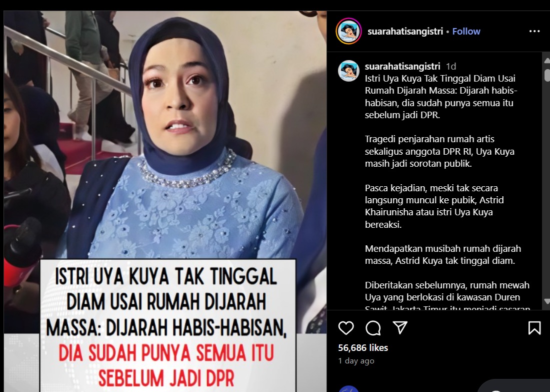 Astrid Kuya Kesal Rumahnya Dijarah, sang Artis Singgung Kinerja Uya Kuya!