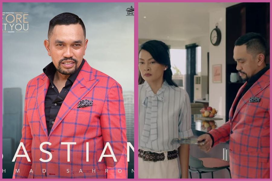 Intip, Potret Cute Ahmad Sahroni Pakai Jas Pink di Film Before I Met You