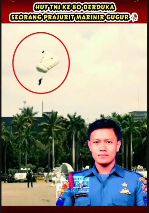 Innalillahi, Prajurit TNI AL Gugur saat Terjun Payung di Acara ...