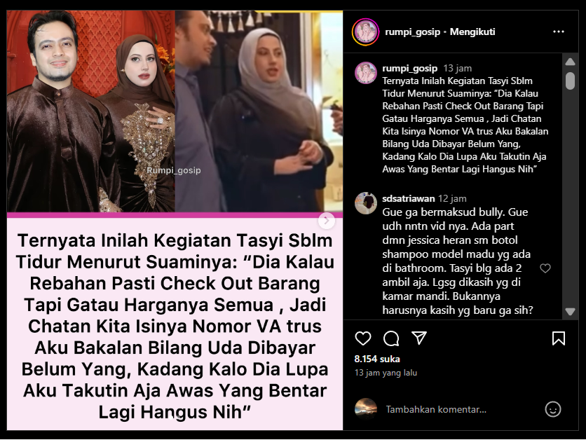 Beda Nasib Tasya Farasya dan Tasyi Athasyia, Syech Zaki Loyalnya ...