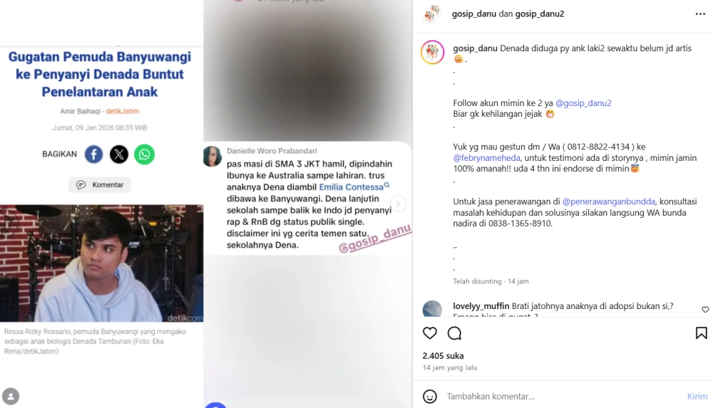 Dituding 24 Tahun Menelantarkan Anak, Denada Unggah Foto Bareng ...