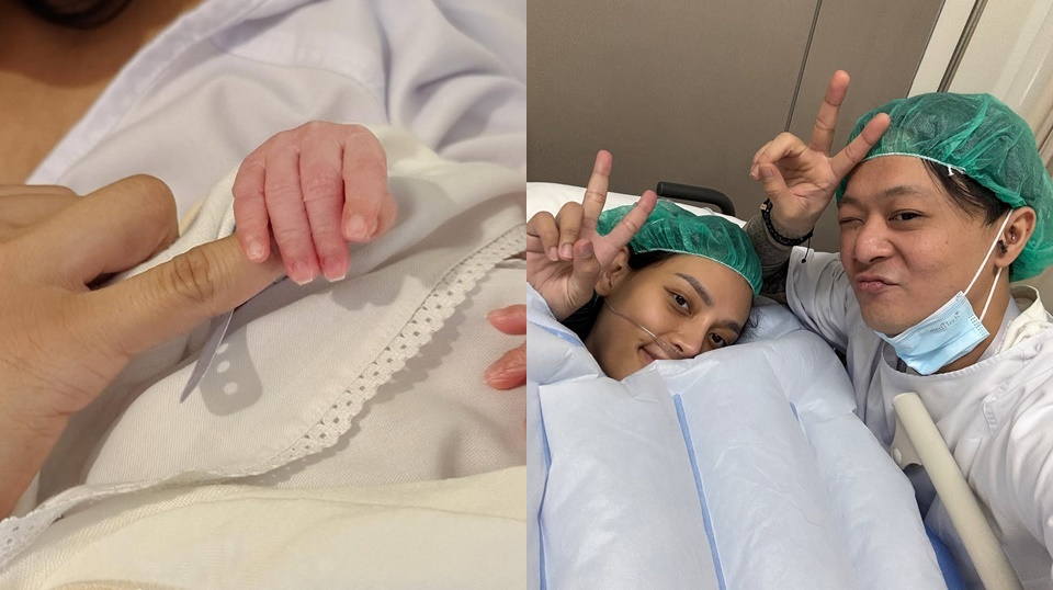 5 Potret Haru DJ Bravy Dampingi Erika Carlina Lahiran, Skin To Skin ...