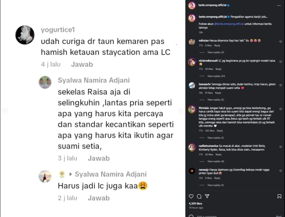Hamish Daud Selingkuh dengan LC Jadi Dugaan Penyebab Raisa Gugat Cerai, Benarkah?