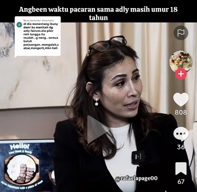 Angbeen Rishi Gugat Cerai Adly Fairuz Karena Desakan Ibunda, Benarkah?