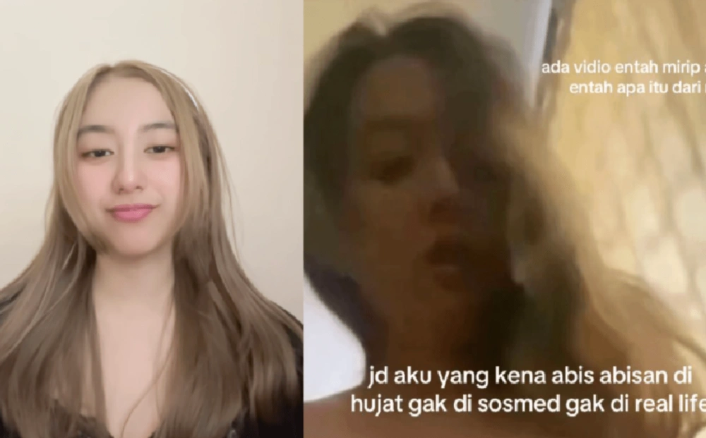 Link Leona Kanza Video Syur Viral, Sang TikToker Buktikan Warna Rambut Beda