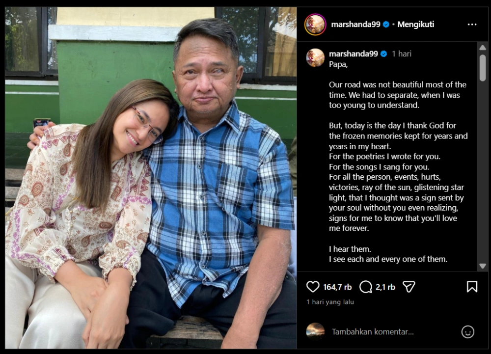 Ayah Marshanda Meninggal Dunia, sang Artis Ajak Sienna Ziarah Kubur