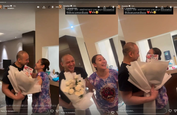 2 Tahun Nikah, BCL Girang Dapat Kejutan Anniversary dari Tiko ...