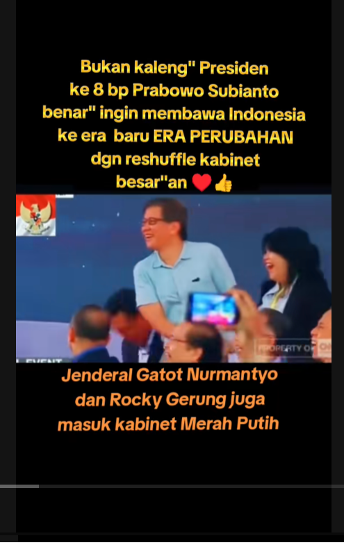 Rocky Gerung Ditunjuk Presiden Prabowo Gabung Kabinet Merah Putih ...