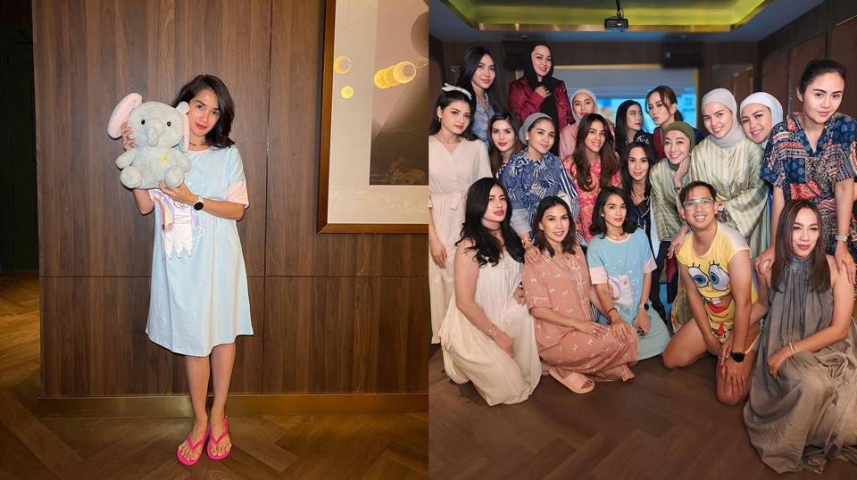 7 Potret Pesta Ultah Ussy Sulistiawaty, Dress Code-nya Pakai Daster!